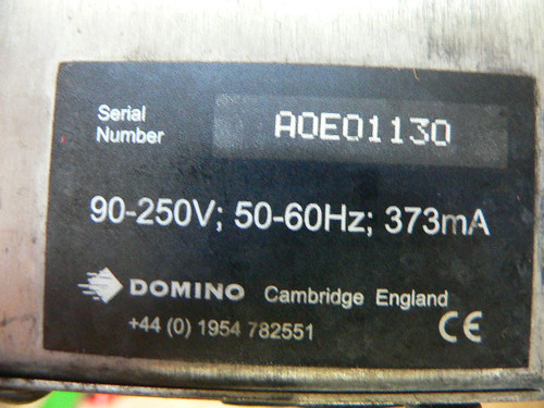 Domino Inkjet Applicator Marking System Domino Fen Industrial